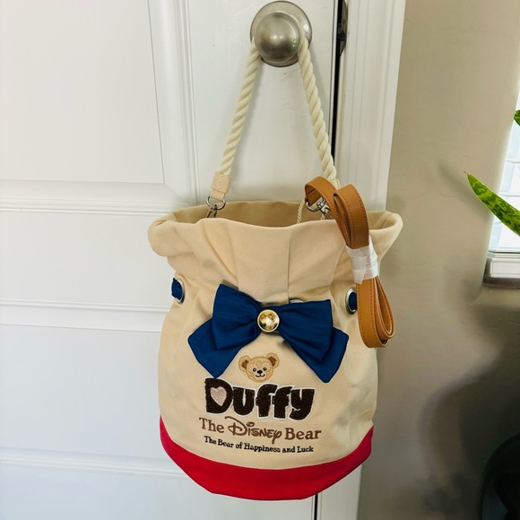 Disney | Bags | Duffy The Disney Bear Fabric Multicolor 2 Way ...